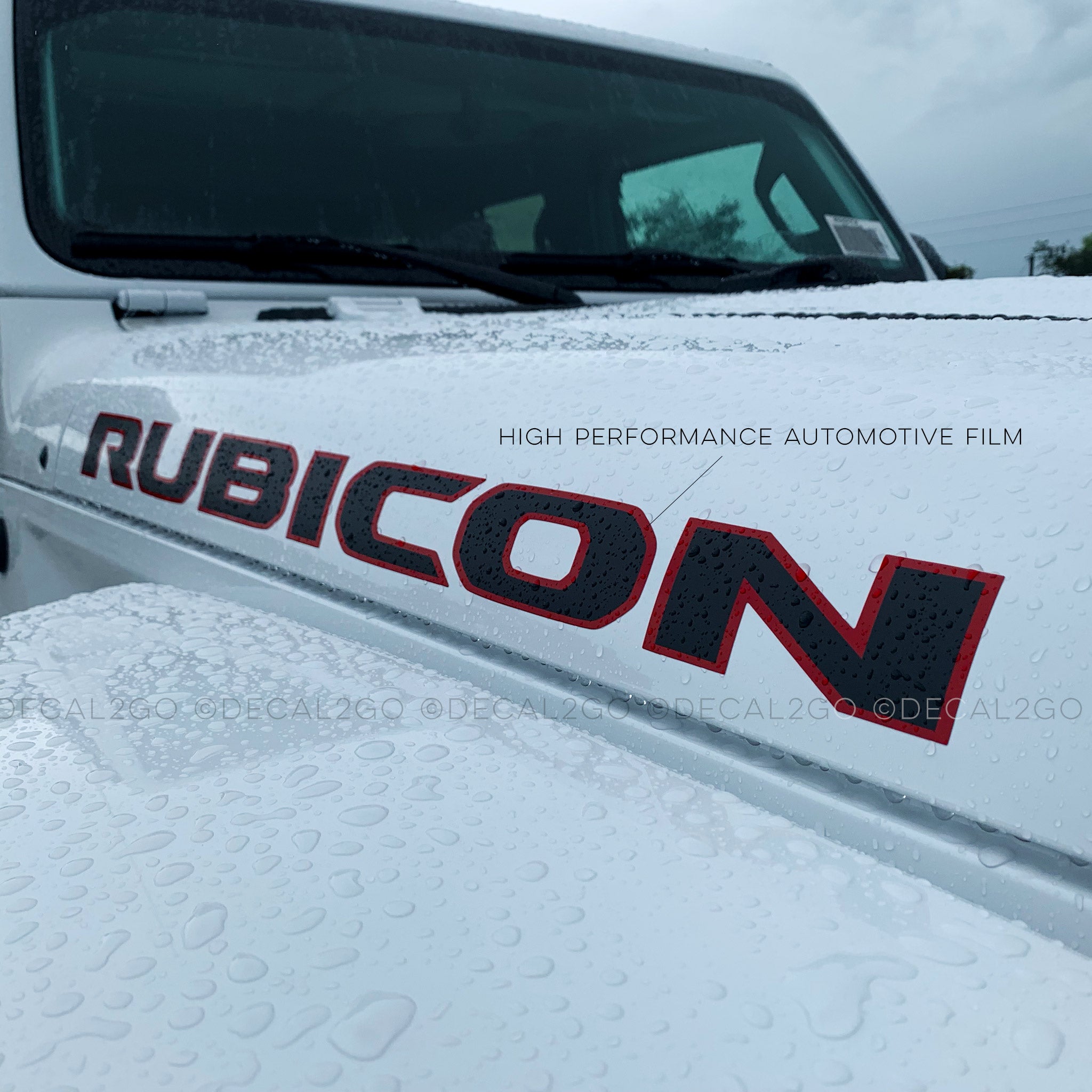Rubicon hood vinyl decal set for 2018-2021 Jeep Wrangler JL – US ...