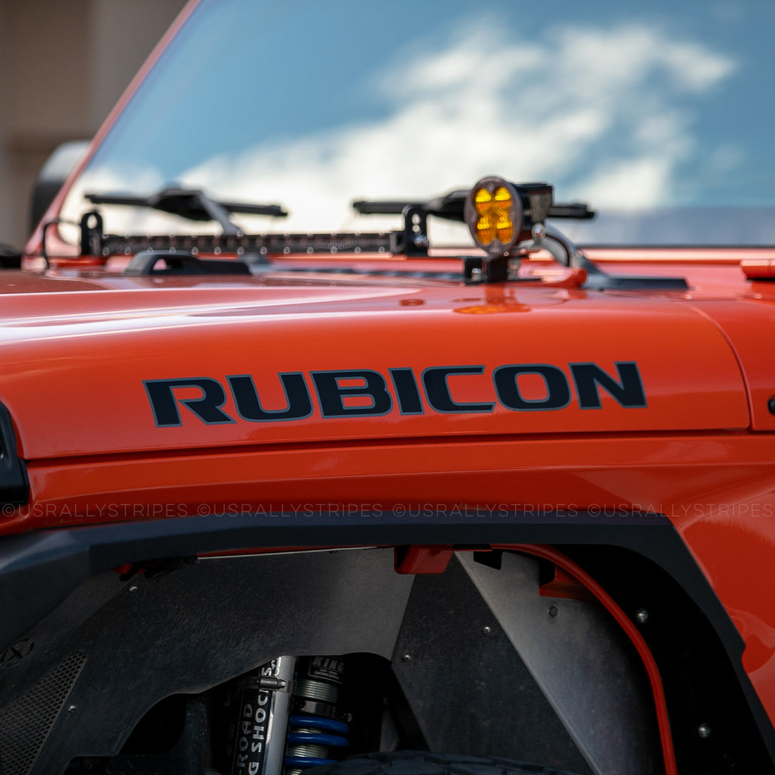 Rubicon hood vinyl decal set for Jeep Wrangler | 10th Anniversary – US ...
