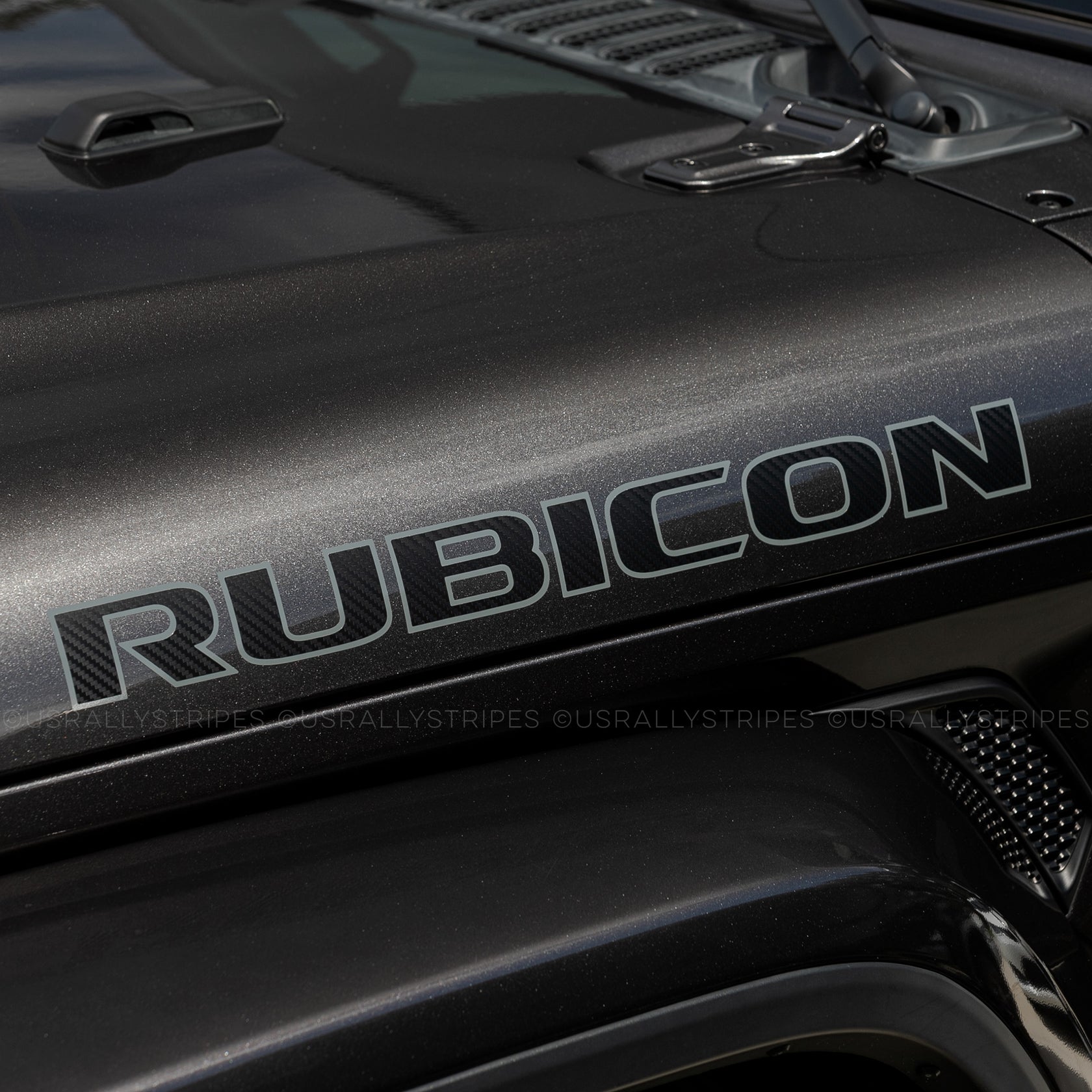 Rubicon hood vinyl decal set for Jeep Wrangler | 10th Anniversary – US ...