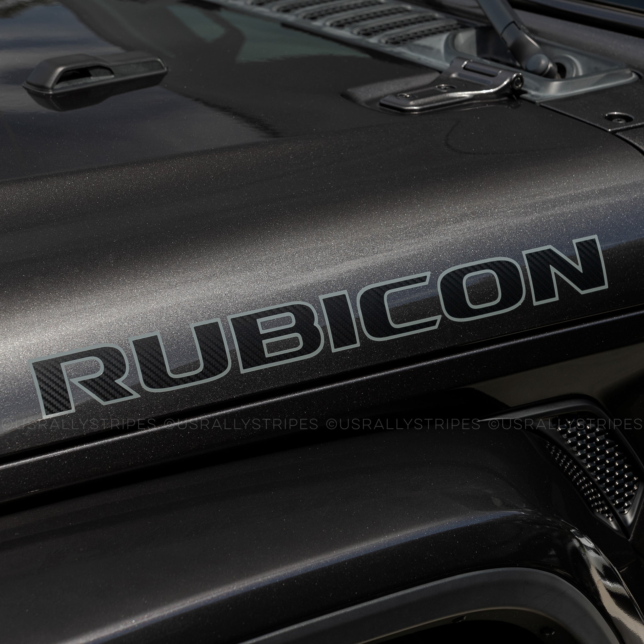 Rubicon hood vinyl decal set for Jeep Wrangler | 10th Anniversary – US ...