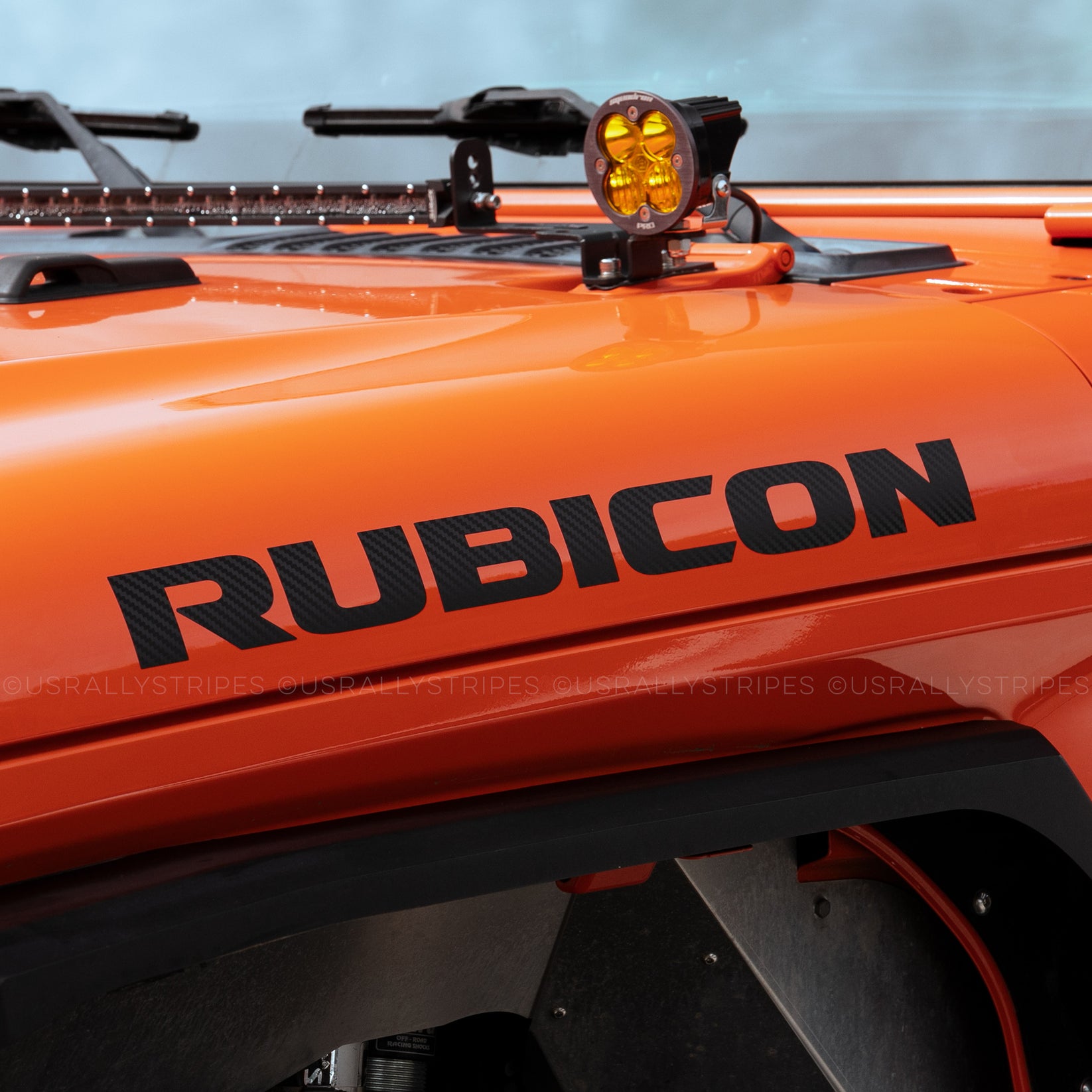Rubicon hood vinyl decal set for Jeep Wrangler | 10th Anniversary – US ...