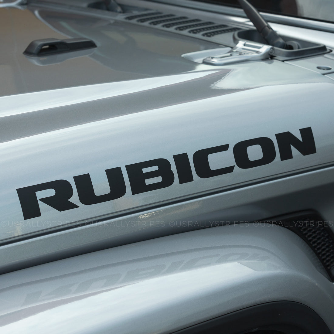 Rubicon hood vinyl decal set for Jeep Wrangler | 10th Anniversary – US ...