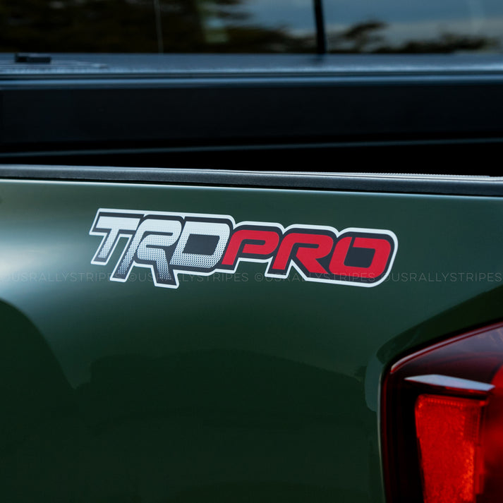 Set of 2: TRD PRO full color vinyl decal for Toyota Tacoma 3rd Gen – US ...