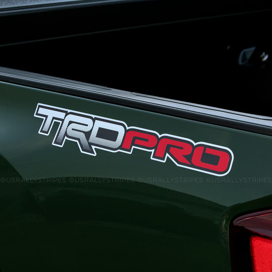 Set of 2: TRD PRO full color vinyl decal for Toyota Tacoma 3rd Gen – US ...